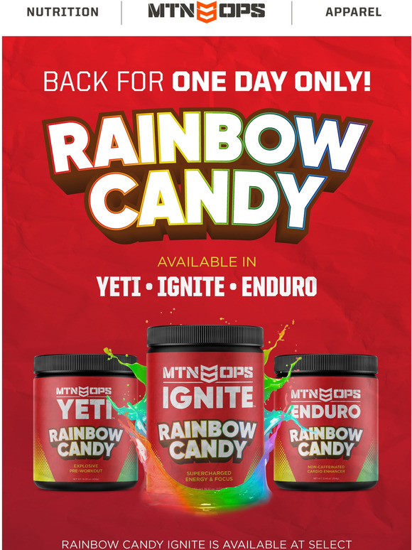MTN OPS: RAINBOW CANDY is back until Midnight! | Milled