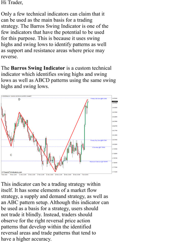 Forex MT4 Indicators: [Download] Barros Swing Indicator for MT4 | Milled