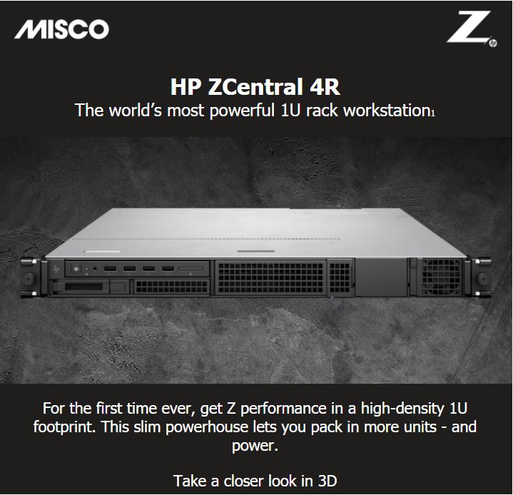 Misco: The world's most powerful 1U Rack Workstation | Milled