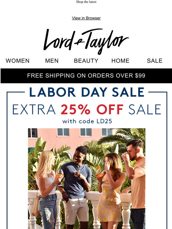 Lord & Taylor Email Newsletters: Shop Sales, Discounts, and Coupon Codes