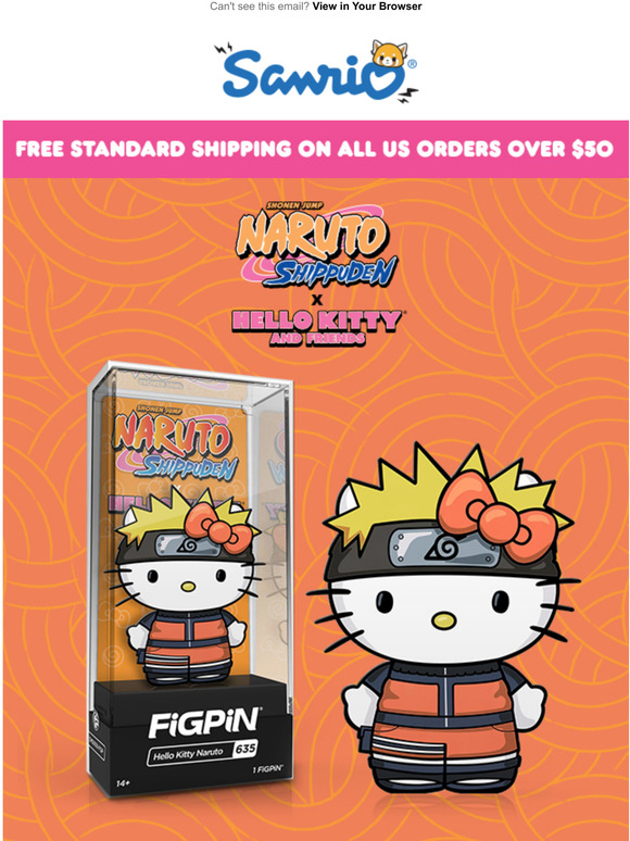 Hello Kitty: New Naruto x Hello Kitty pins just launched! | Milled