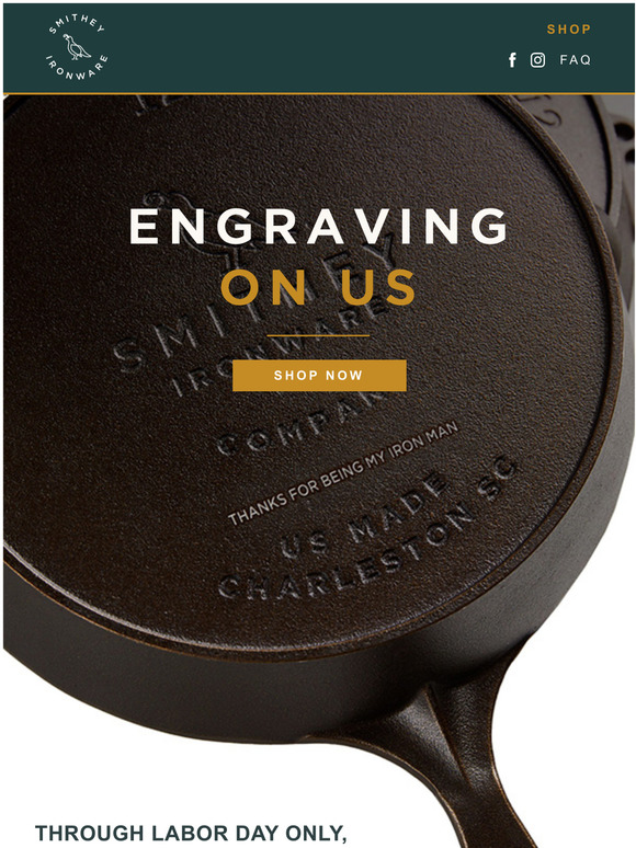 Smithey: Free engraving starts today... | Milled