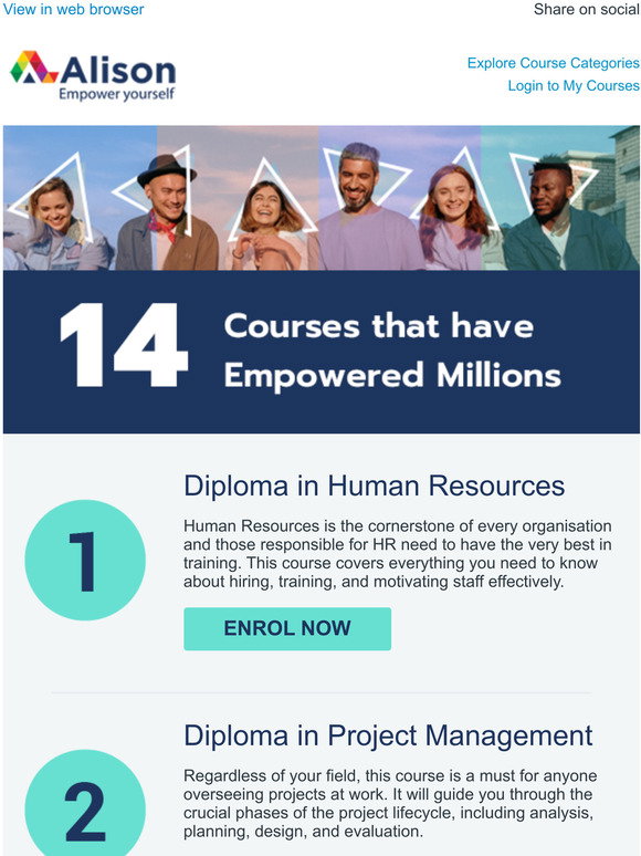 Alison: 14 FREE Online Courses that have Empowered Millions! | Milled