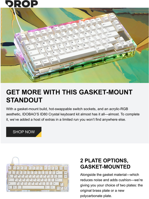 Drop: The Crown Jewel of Keyboard KitsWith Exclusive Extras | Milled