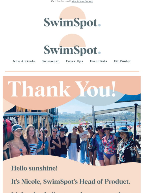 SwimSpot: Thank You from SwimSpot! | Milled