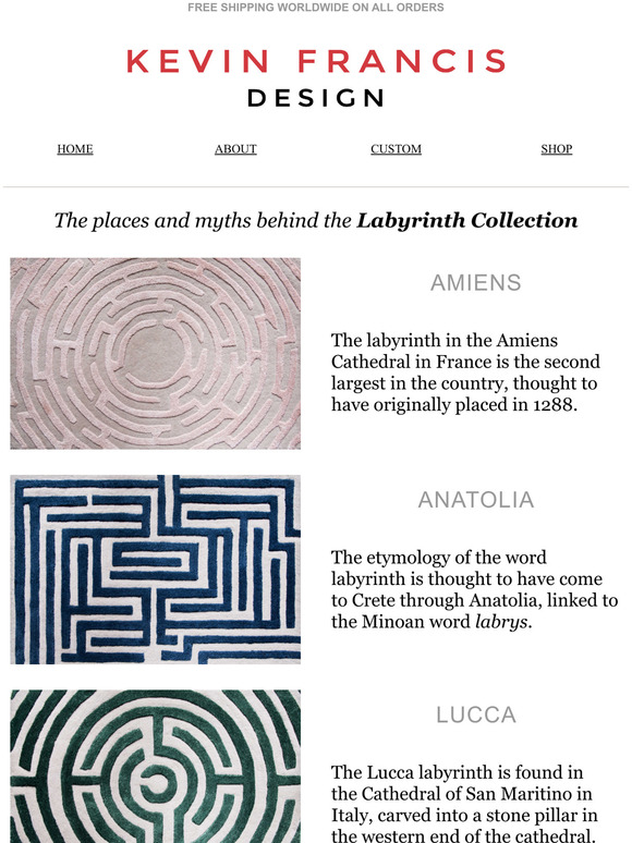 Kevin Francis Design: The Story Behind Our Rug Names | Milled