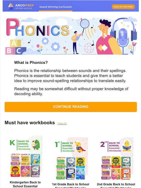 ArgoPrep: What are the Components of Phonics? | Milled