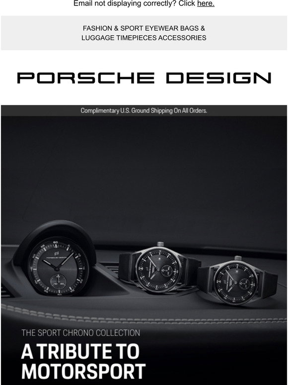 Porsche Design: Sport Chrono Collection the masterpiece in a new size ...