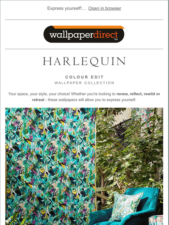 Wallpaperdirect: Harlequin Colour Edit | Milled