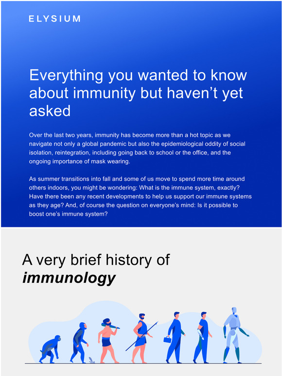 Elysium Health: Are people born with a good or bad immune system? | Milled