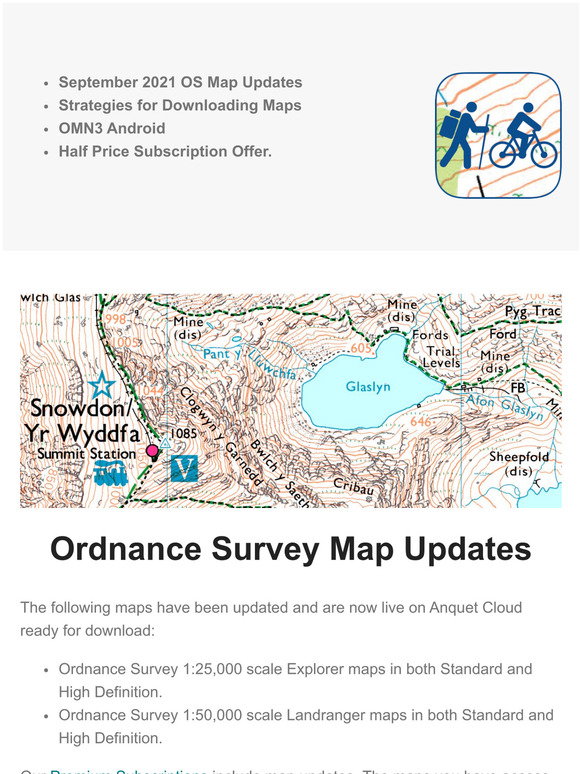 Anquet Maps: OS Map Updates. OMN3 Android available. | Milled