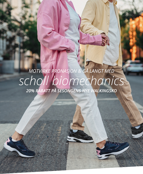 Myfeet: Motvirke pronasjon med Scholl Biomechanics | Milled