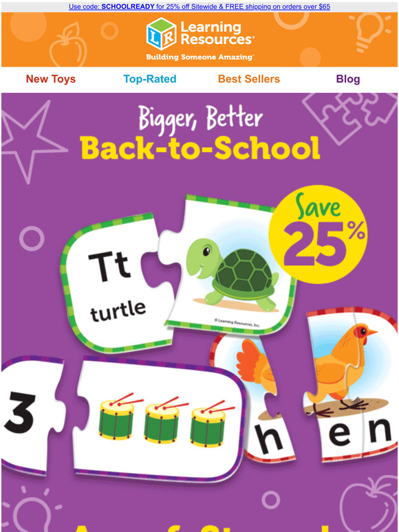 Learning Resources: Building School-Ready Kids with 25% off Sitewide ...