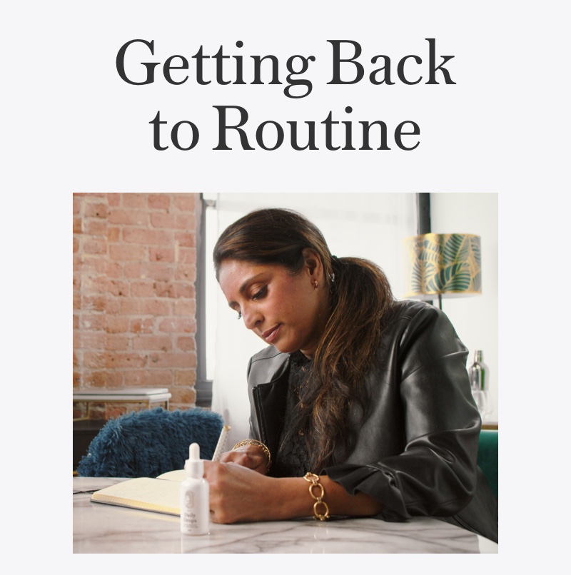 Equilibria: 5 tips for getting back into a routine | Milled