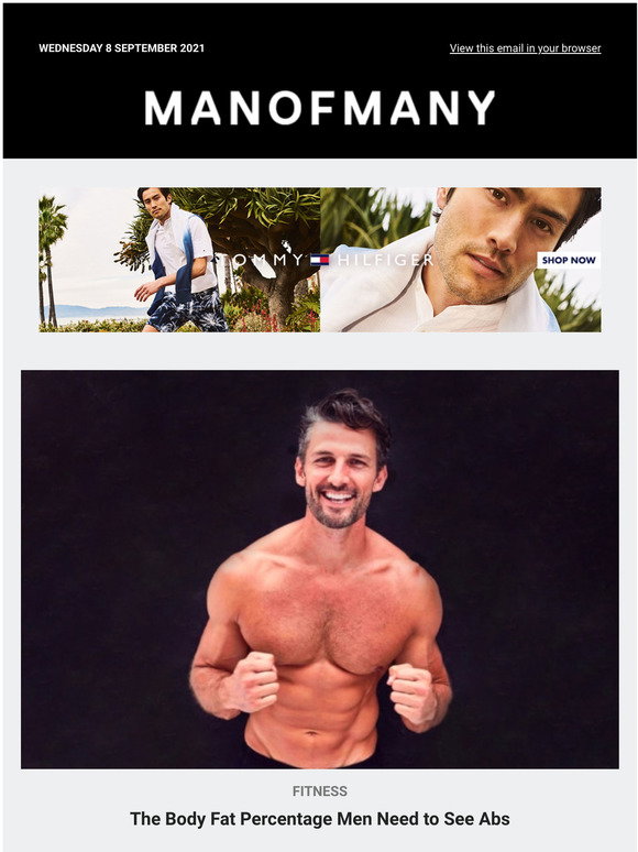 Man of Many: The Body Fat Percentage Men Need to See Abs & more | Milled