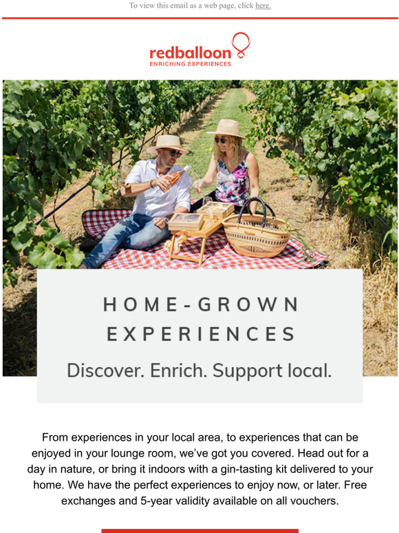 Red Balloon - AU: Explore amazing experiences near you | Milled