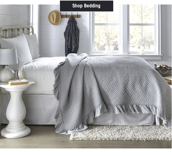 Country Door: What's New in Farmhouse Bedding? Layer It Up! | Milled