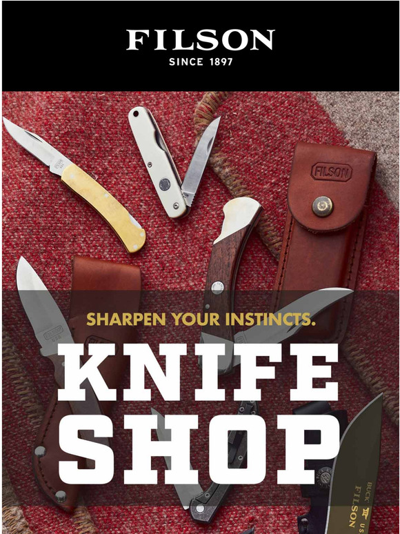 Filson: Filsons Knife Shop. | Milled