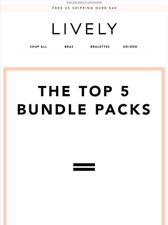 Lively: THE TOP 5 BUNDLE PACKS | Milled