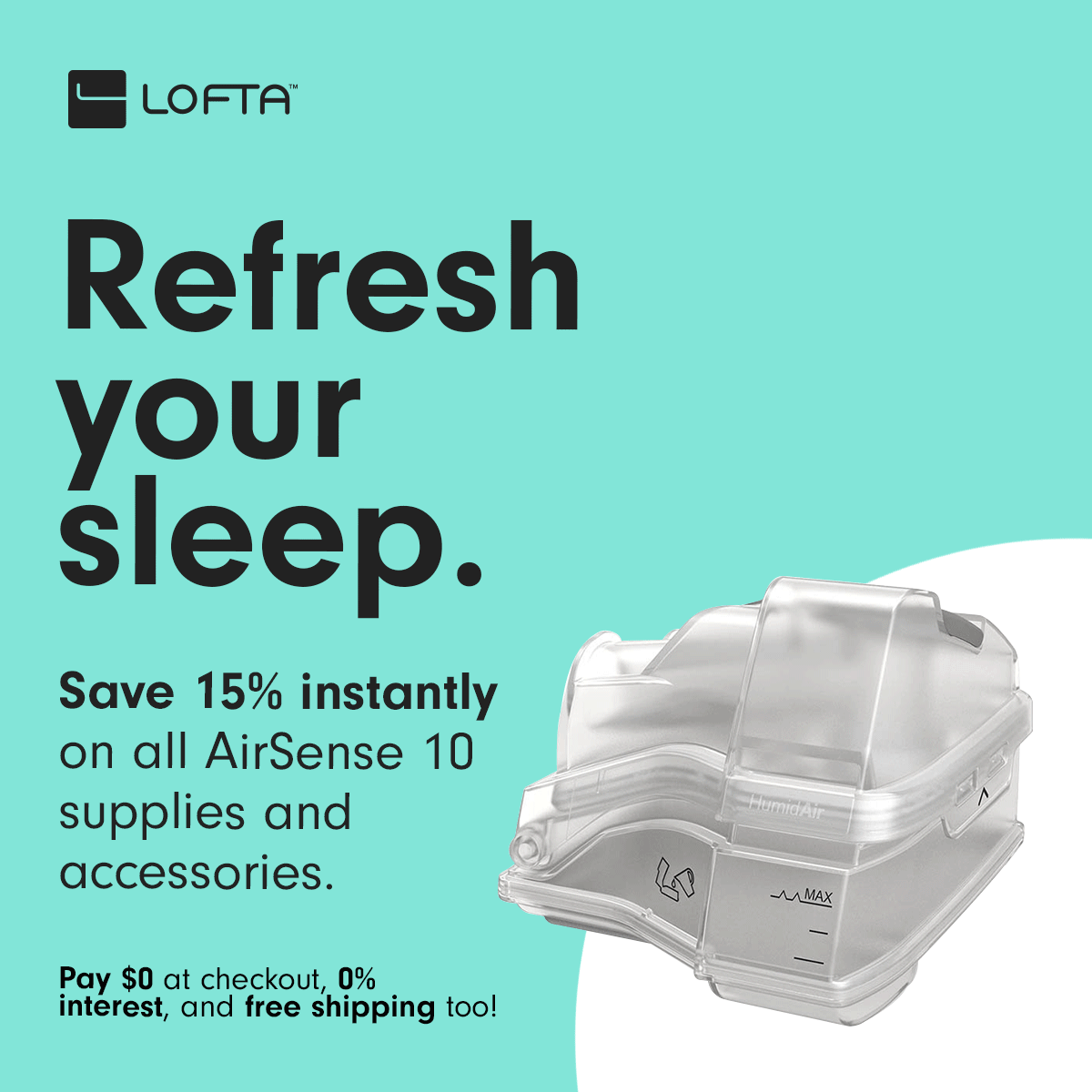 Lofta: Today - 15% Off All CPAP Masks + Supplies + Batteries + Cleaning ...