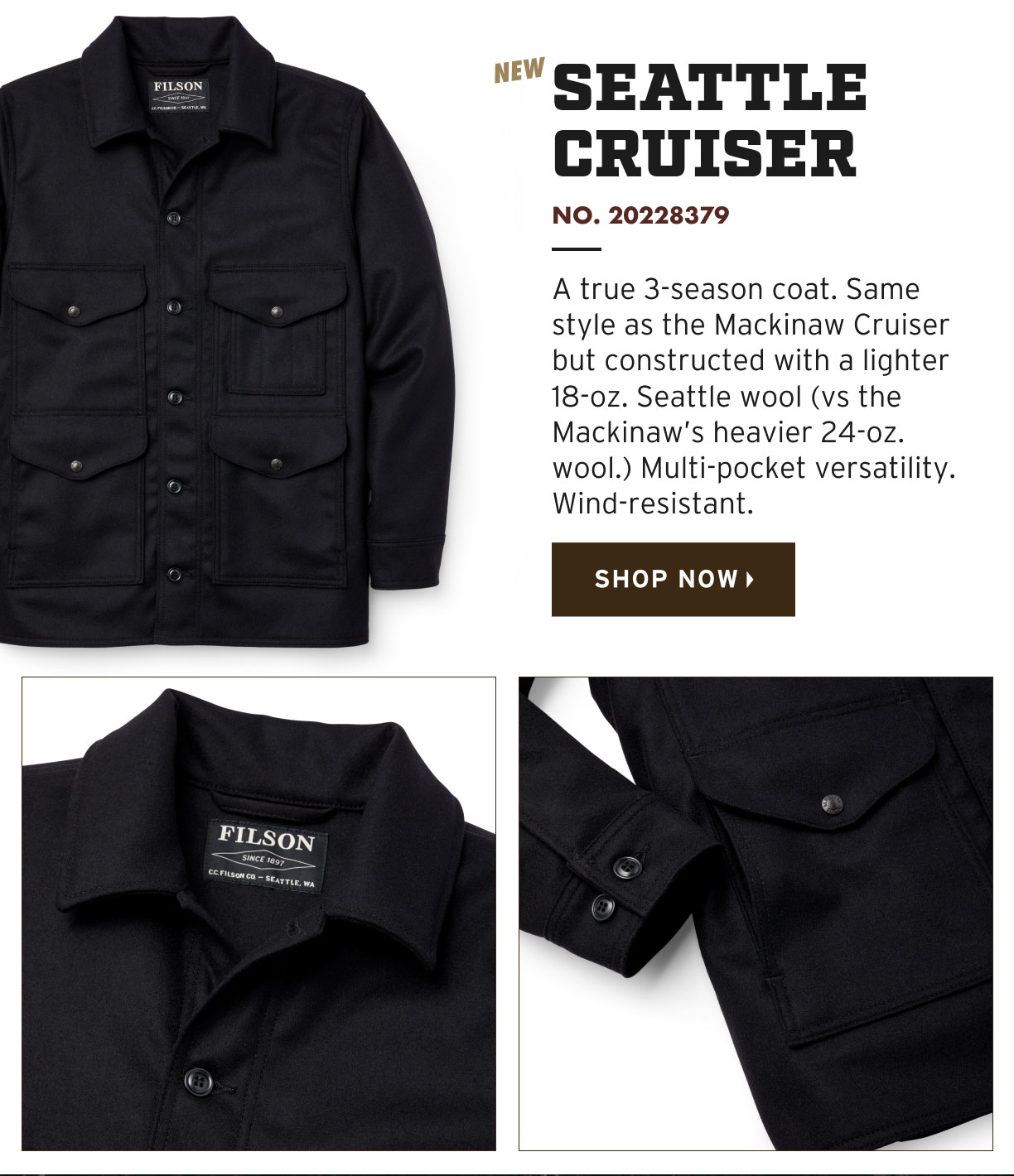 Filson: The Definitive Mackinaw Cruiser | Milled