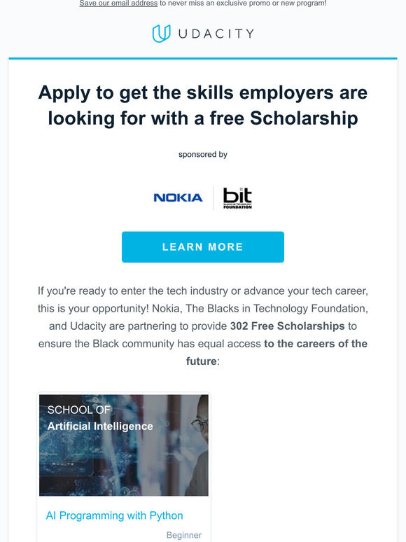 Udacity: The scholarship you need in tech | Milled