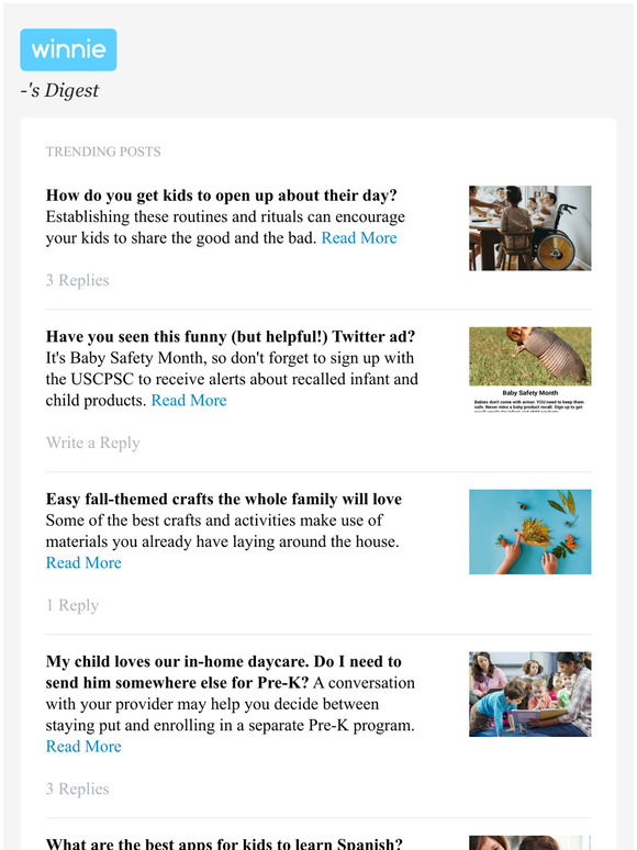 Winnie: How do you get kids to open up about their day? | Milled