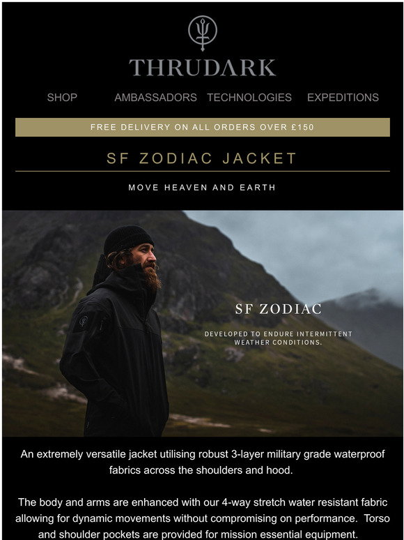 ThruDark: SF Zodiac Jacket - Move Heaven & Earth | Milled