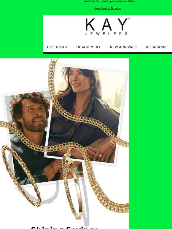 Kay Jewelers: Enjoy 30% off gold styles for fall | Milled