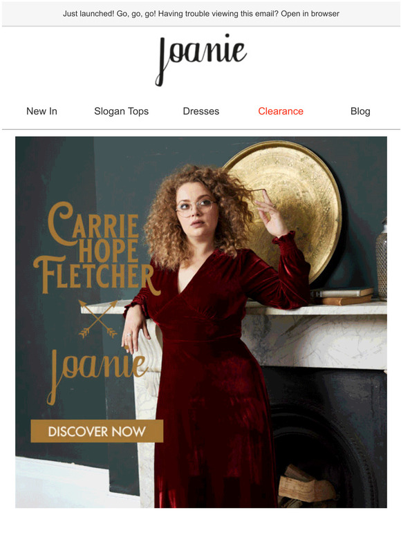 Joanie Clothing: Carrie Hope Fletcher X Joanie Is Here! | Milled