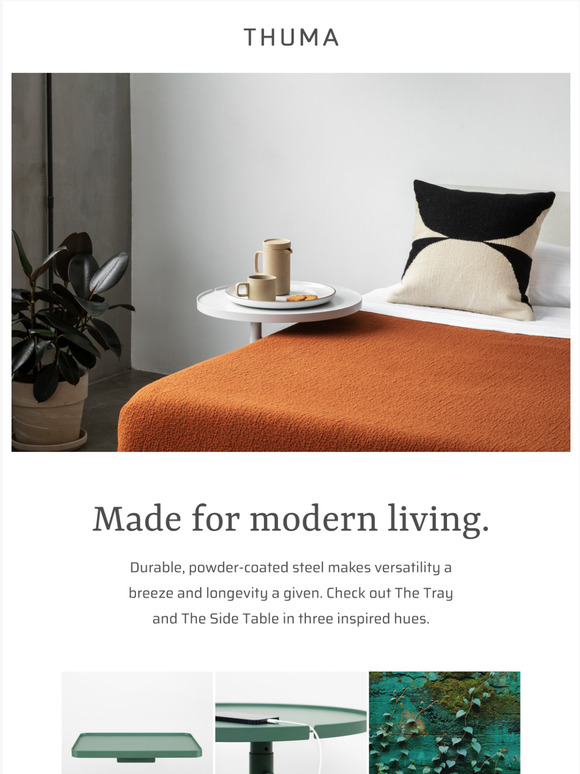 Thuma: Meet The Side Table and The Tray | Milled