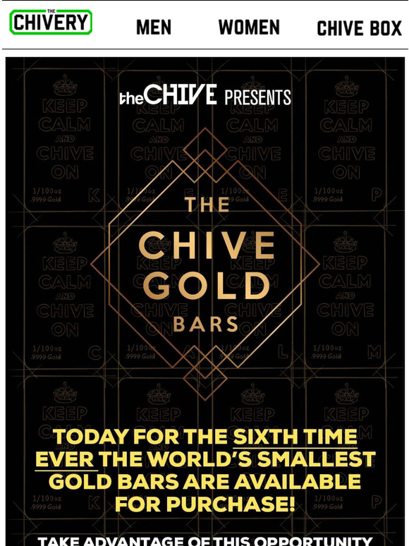 The Chivery: The World's Smallest Gold Bar | Milled