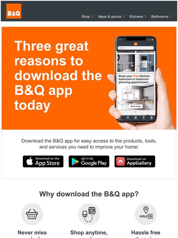 B&Q: 3 reasons to download the B&Q app today | Milled