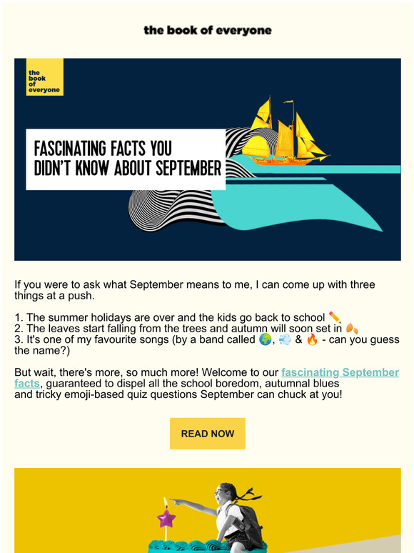 The Book Of Everyone: Fascinating Facts about September | Milled
