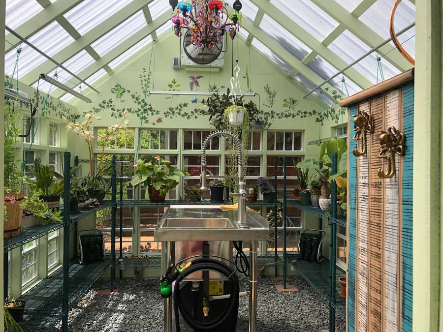 Pinecraft: Amish Made Fully Assembled Colonial Gable Greenhouse | Milled