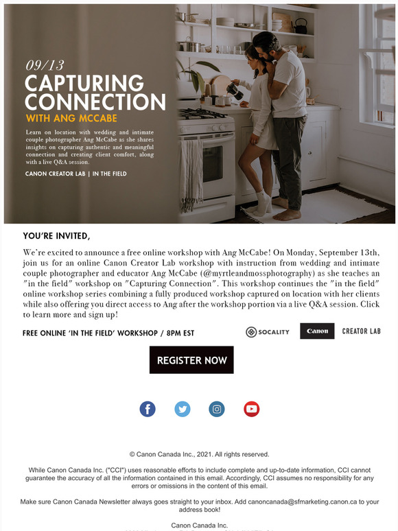 Canon: Learn to capture connection with Ang McCabe | Milled