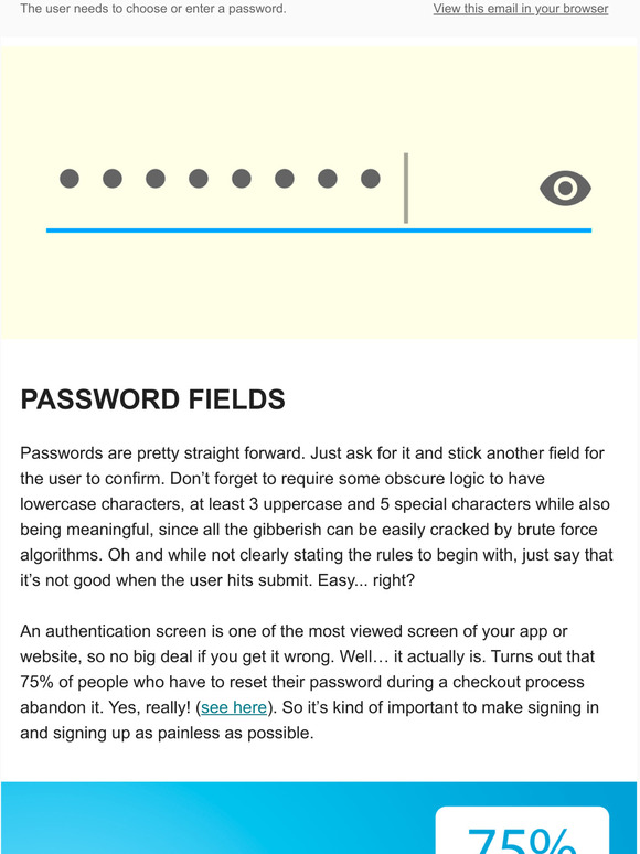 UI Patterns: Weekly UI Patterns - Password fields | Milled