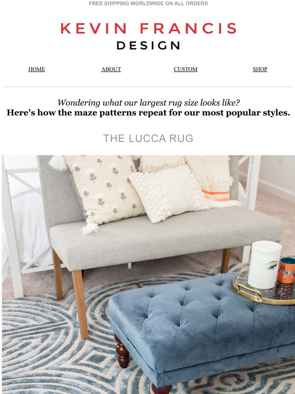 Kevin Francis Design: How the Patterns Repeat on Our Largest Rugs | Milled