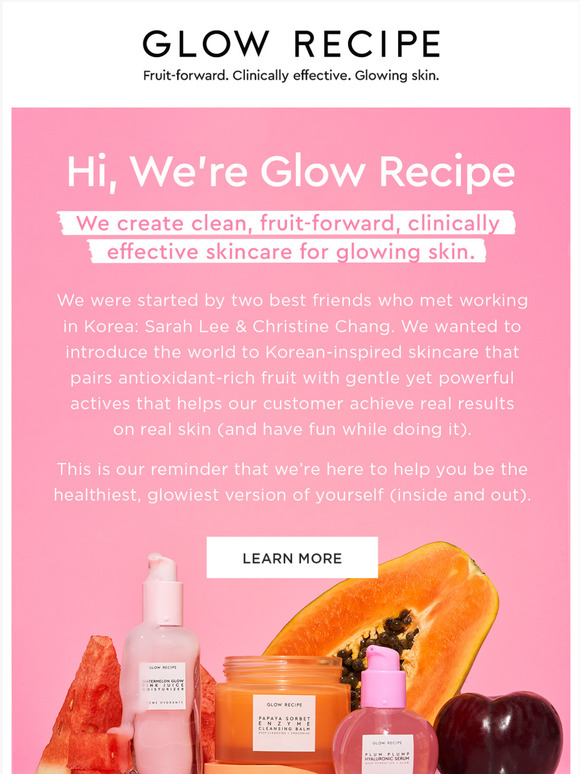 Glow Recipe: Allow us to (re-introduce) ourselves | Milled