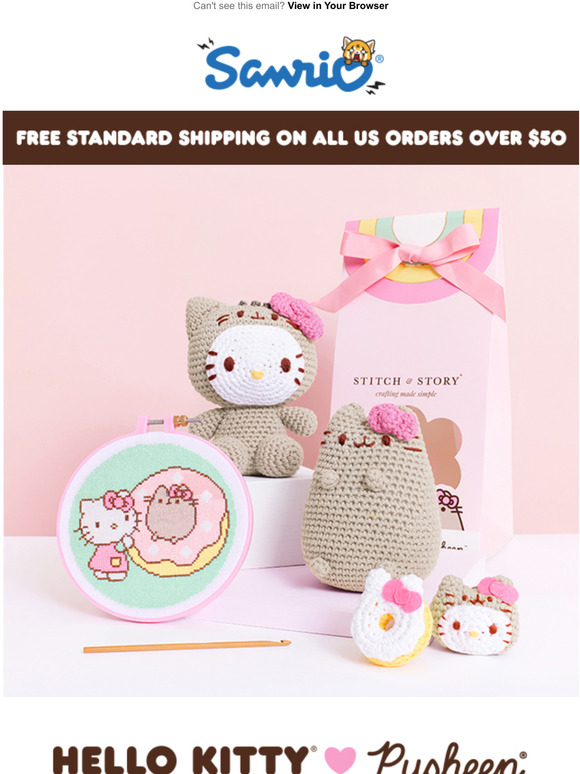 Hello Kitty: New Hello Kitty x Pusheen merch just arrived! | Milled