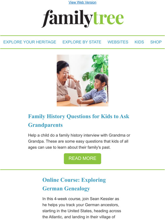 Family Tree Magazine: Celebrate Grandparent's Day with These Kid ...