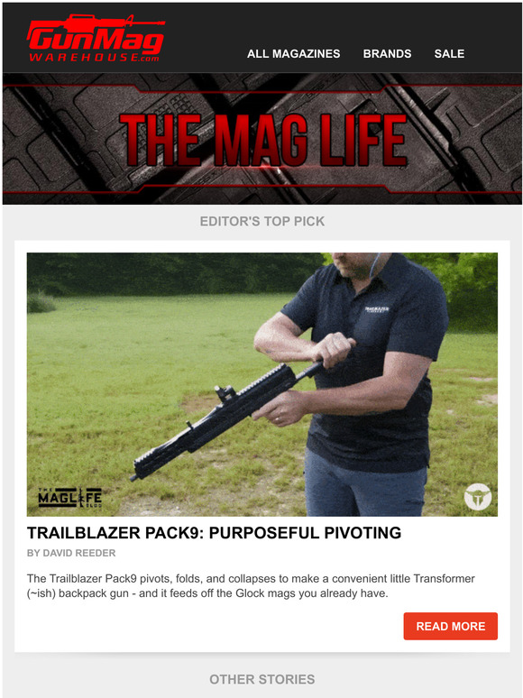 GunMag Warehouse: Trailblazer's Pack9: Glock mag fed PCC Transformer ...