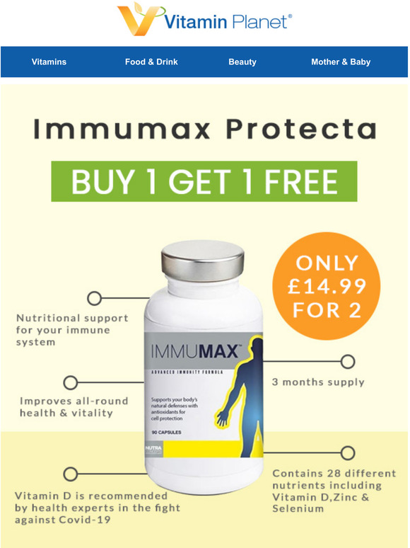 Vitamin Planet: Boost Your Immunity with Immumax | Milled