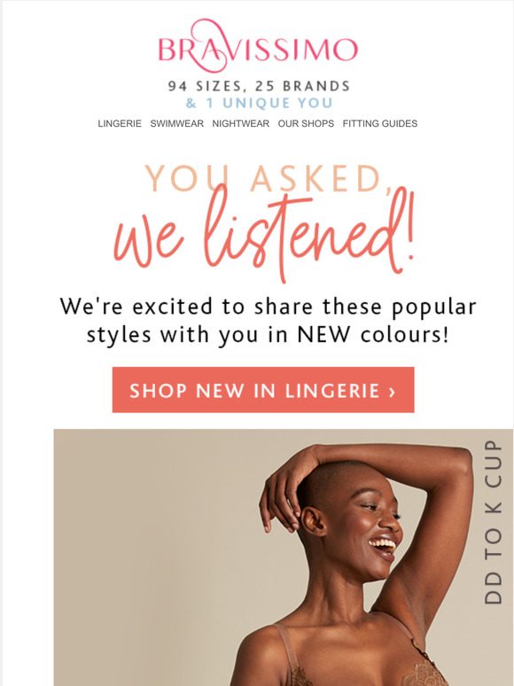 Bravissimo: These popular styles are BACK & in new colours! | Milled