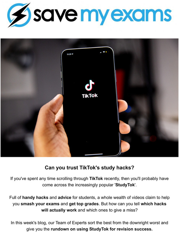 Save My Exams: Can TikTok help you study? Read our expert guide to ...