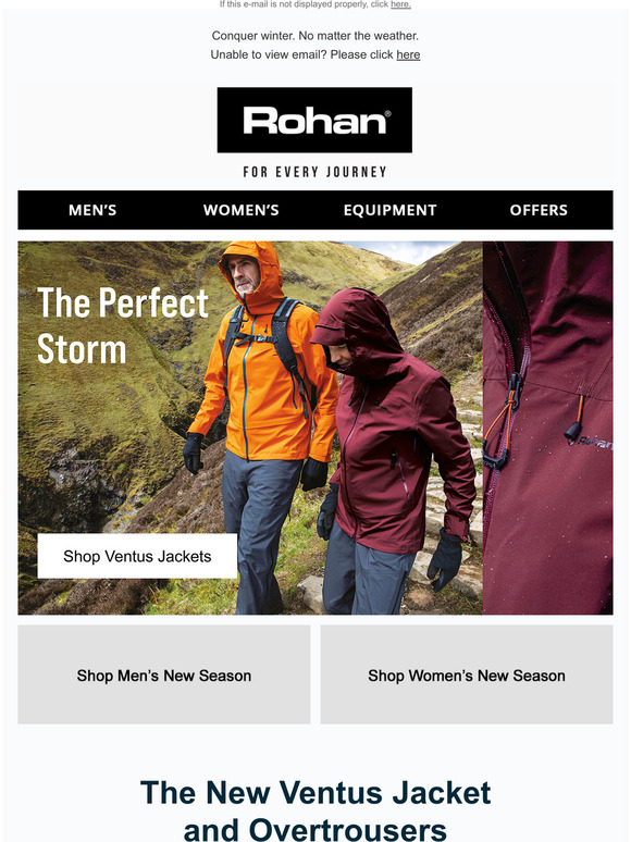 Rohan: The New Ventus Jacket: The Perfect Storm | Milled