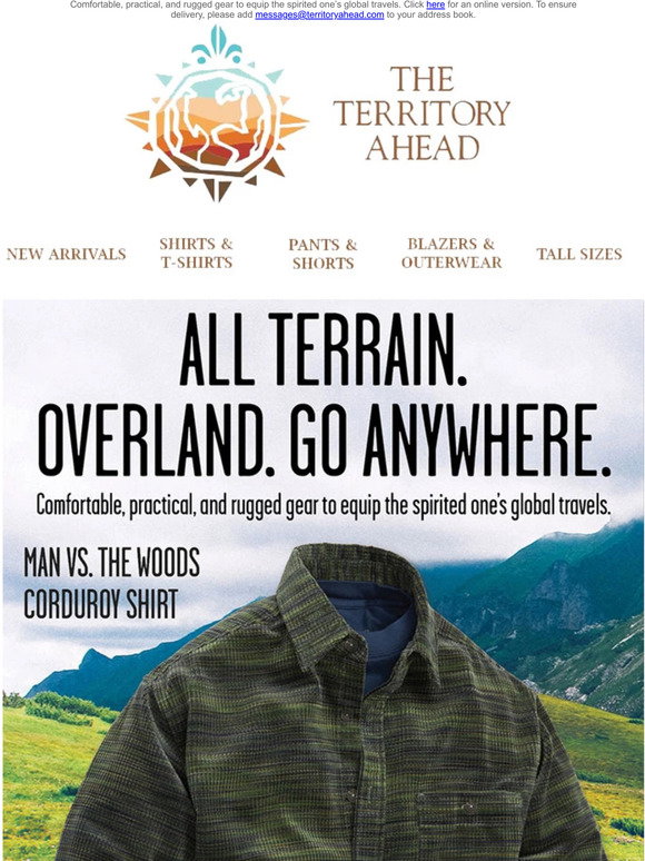 Territory Ahead: All Terrain. Overland. Go Anywhere. | Milled