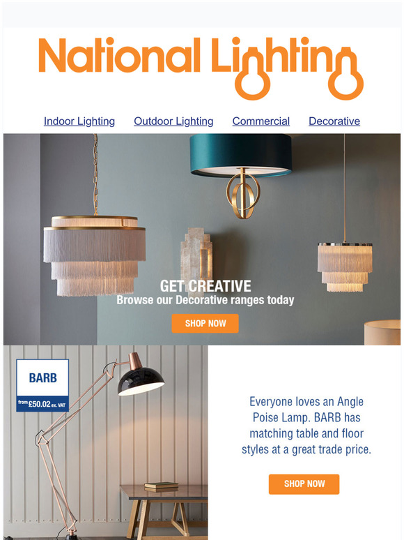 national lighting: Get Creative With Our Decorative Styles | Milled