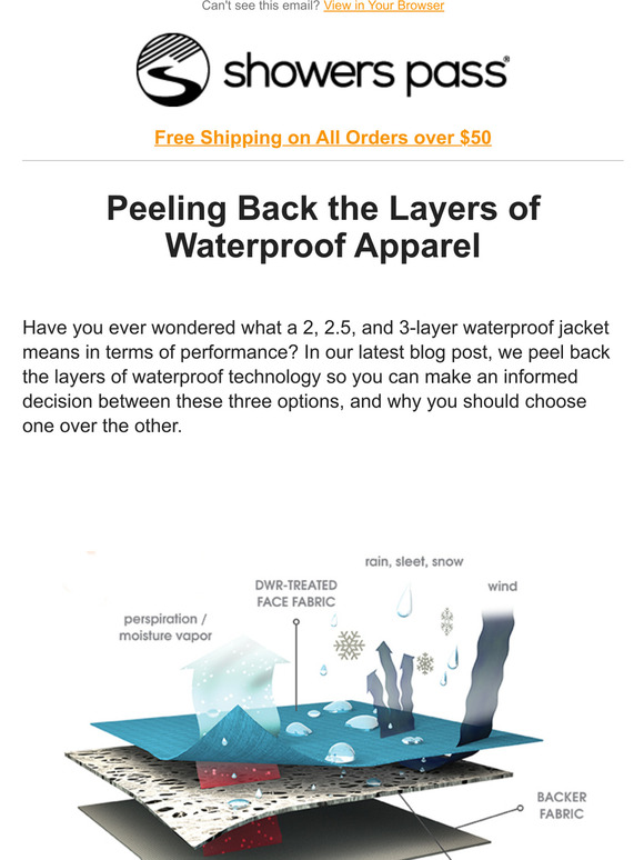 Showers Pass: Levels of Waterproofness Explained | Milled