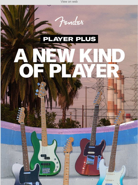 Fender UK: Introducing the Player Plus Series | Milled
